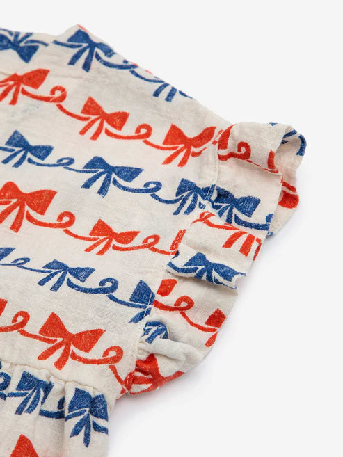 Bobo Choses Baby Ribbon Bow All Over Woven Dress – Le Petit 100